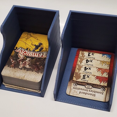 Full Card Deck Box Draw and Discard Trays Storage Various - Etsy