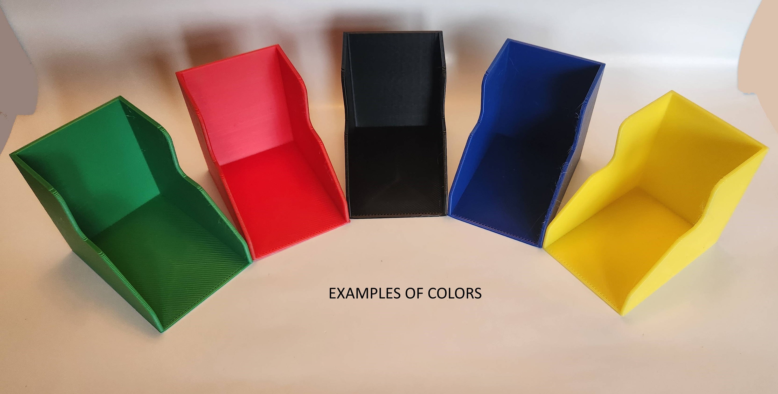 Mini Card Deck Box Draw and Discard Trays Storage Various - Etsy