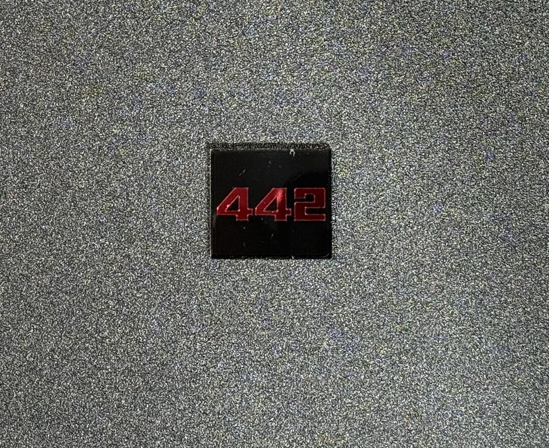 Oldsmobile Cutlass 442 Trunk Lock Cover Insert Emblem Reproduction ...
