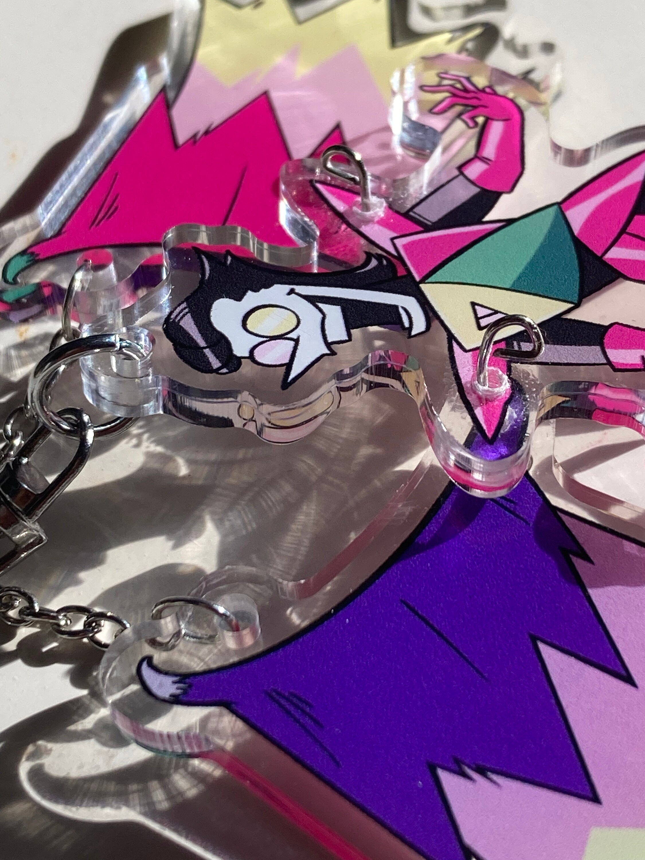 Neo Spamton Keychain - Etsy