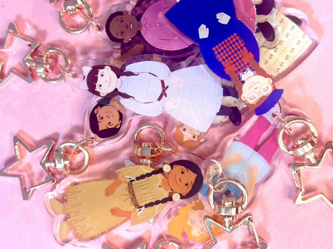 Iconic 18” Girl Doll Keychain - Etsy