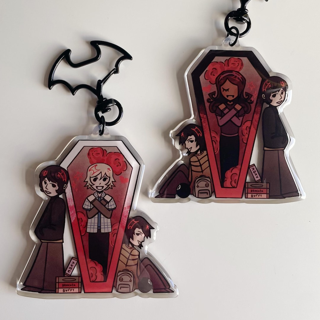 My Babysitters a Vampire Keychain - Etsy