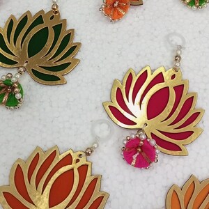 Multi-single Color Lotus Decoration for Ganpati-diwali - Etsy