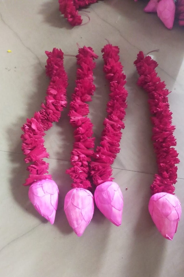 Freeship 10x Sola Wood Jasmine String Lotus Buds-tuberose Artificial ...