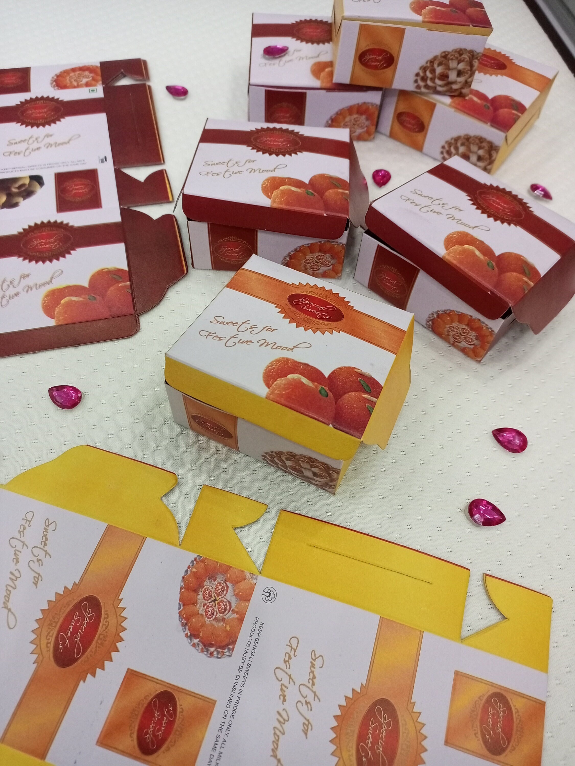 Foldable Ladoo Box-paper-bulk Mithai Box-sweet-snacks Bhaji - Etsy