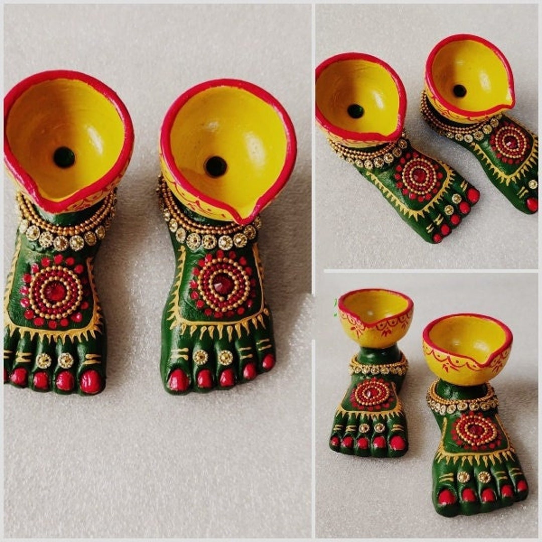 Laxmi Charan Paduka-paatham-varalakshmi-agal - Etsy