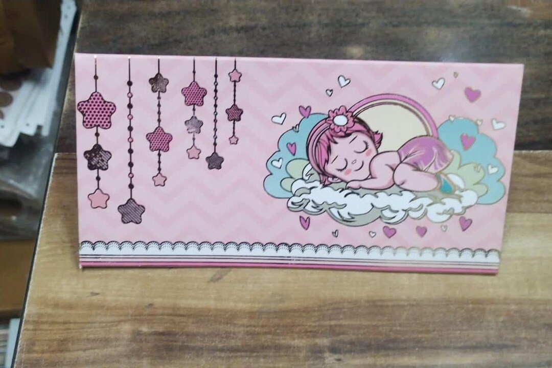 10x Personalised Money Envelope for Baby Shower/new Baby/baby Boy or ...