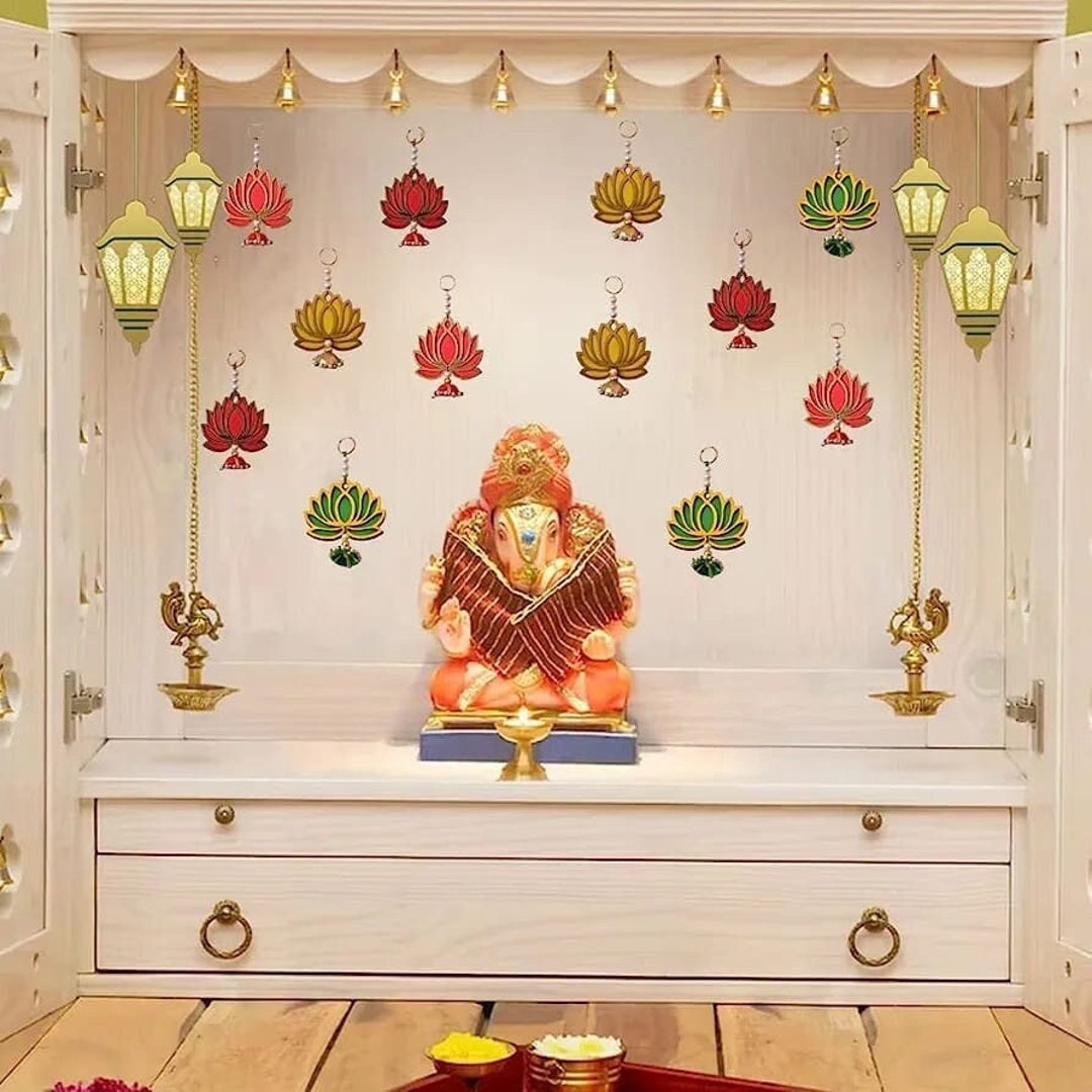 Multi-single Color Lotus Decoration for Ganpati-diwali - Etsy