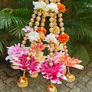 Indian Wedding Decor-floral Flower Decor/pooja Sangeet Mehendi Backdrop ...