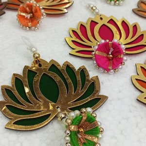 Multi-single Color Lotus Decoration for Ganpati-diwali - Etsy