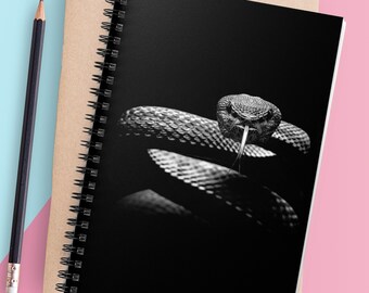 Slithery Scaly Snake Spiral Notebook Ruled Line, Crawling Serpent ...