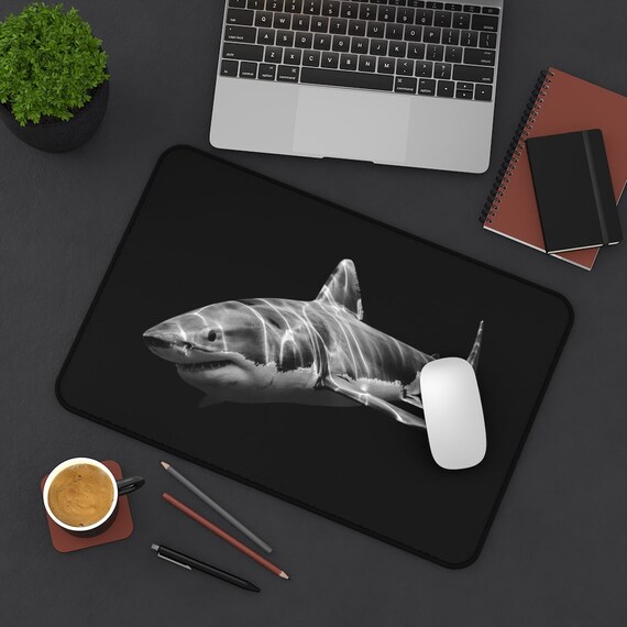 Great White Shark Desk Mat - Etsy