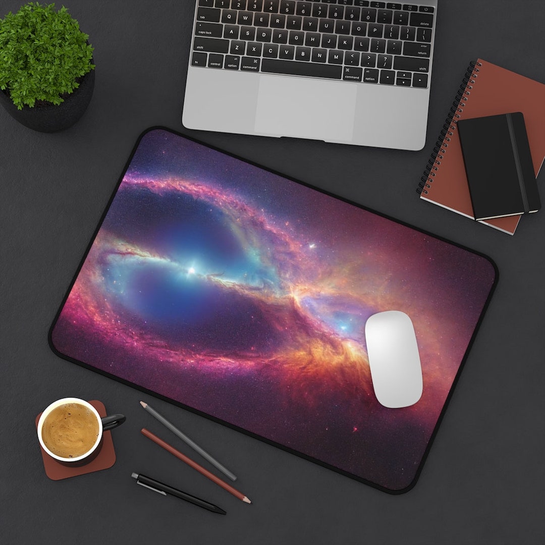 Space Nebula Desk Mat - Etsy