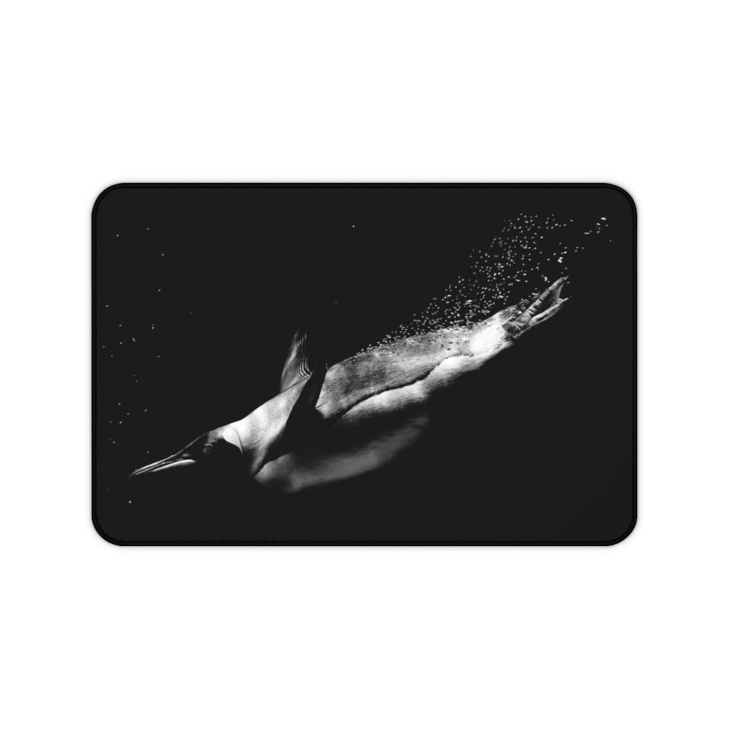 Penguin Desk Mat Mouse Pad - Etsy