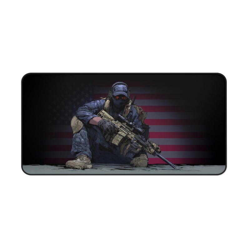 US Navy SEAL Sniper Desk Mat | Military Tactical Desk Pad - Etsy