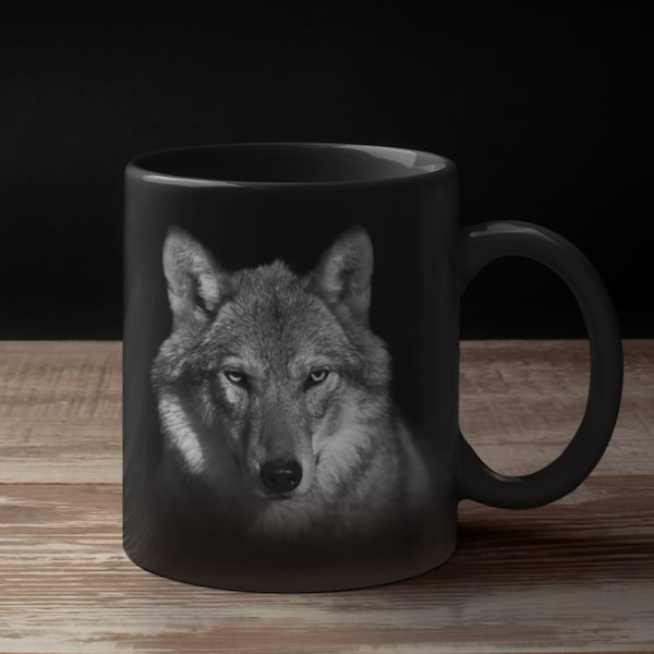 Wolf Coffee Mug - Etsy