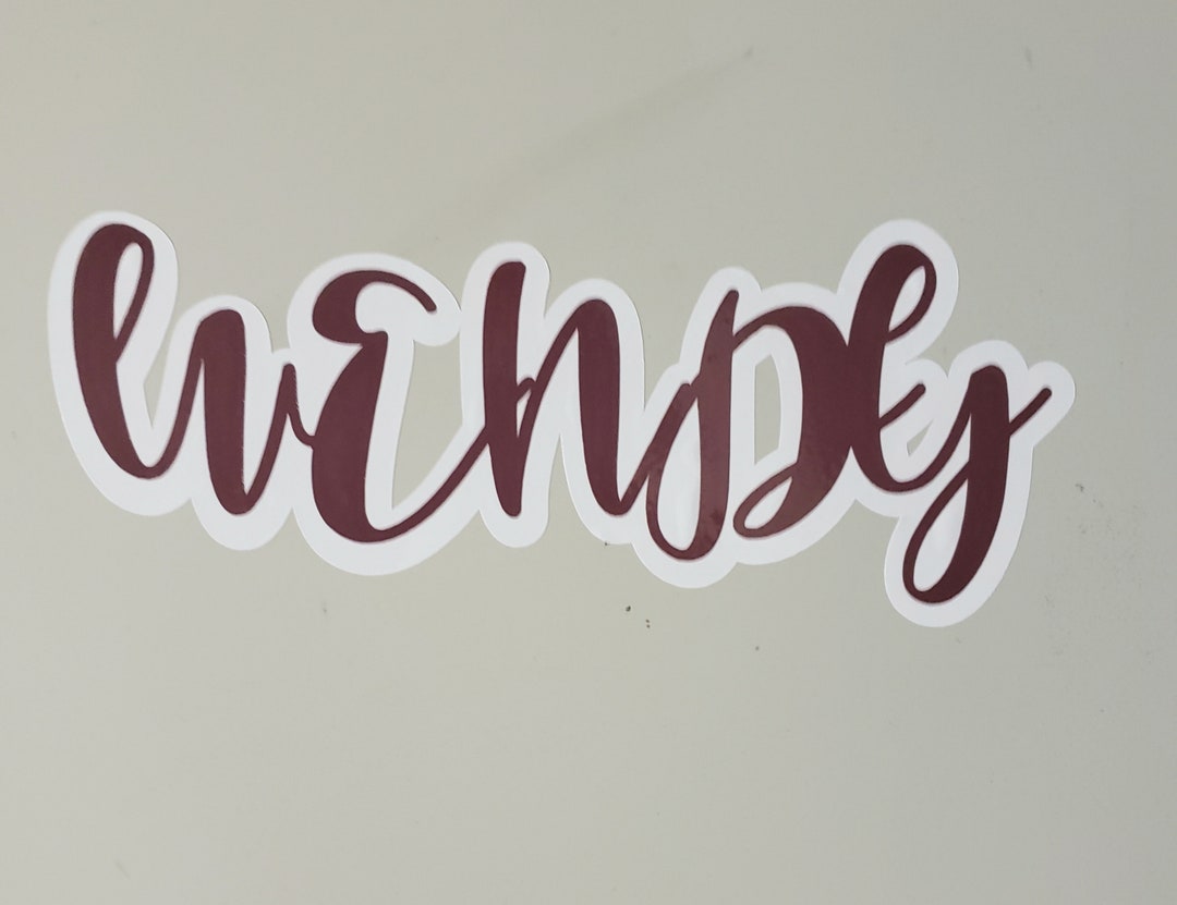 Custom 2 Tone Stickers - Etsy