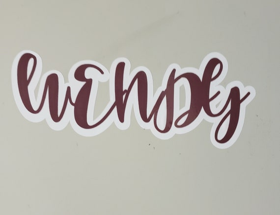 Custom 2 Tone Stickers | Etsy