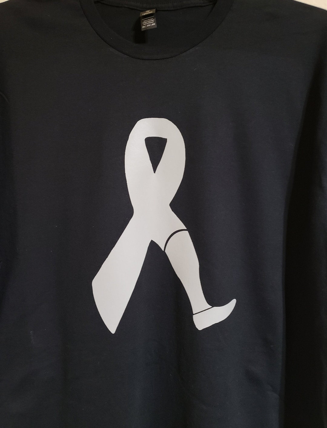 Amputee Ribbon T Shirt Design - Etsy