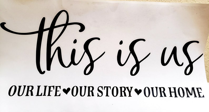 This is Us Wall Art Decal - Etsy