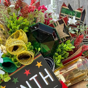 Juneteenth Wreath for Front Door, Summer Outdoor Decor, Juneteenth ...