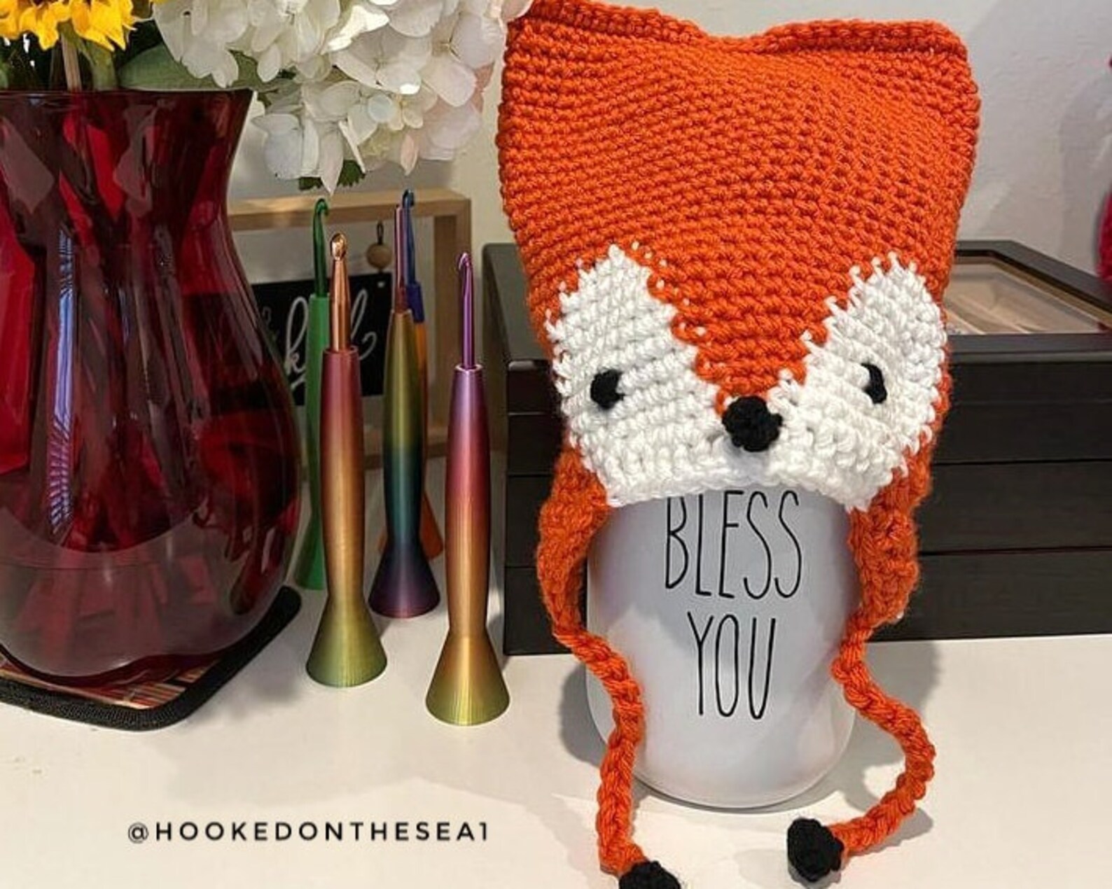 CROCHET HAT PATTERN / Crochet Baby Hat Pattern / Fox Hat Pattern / Sly ...