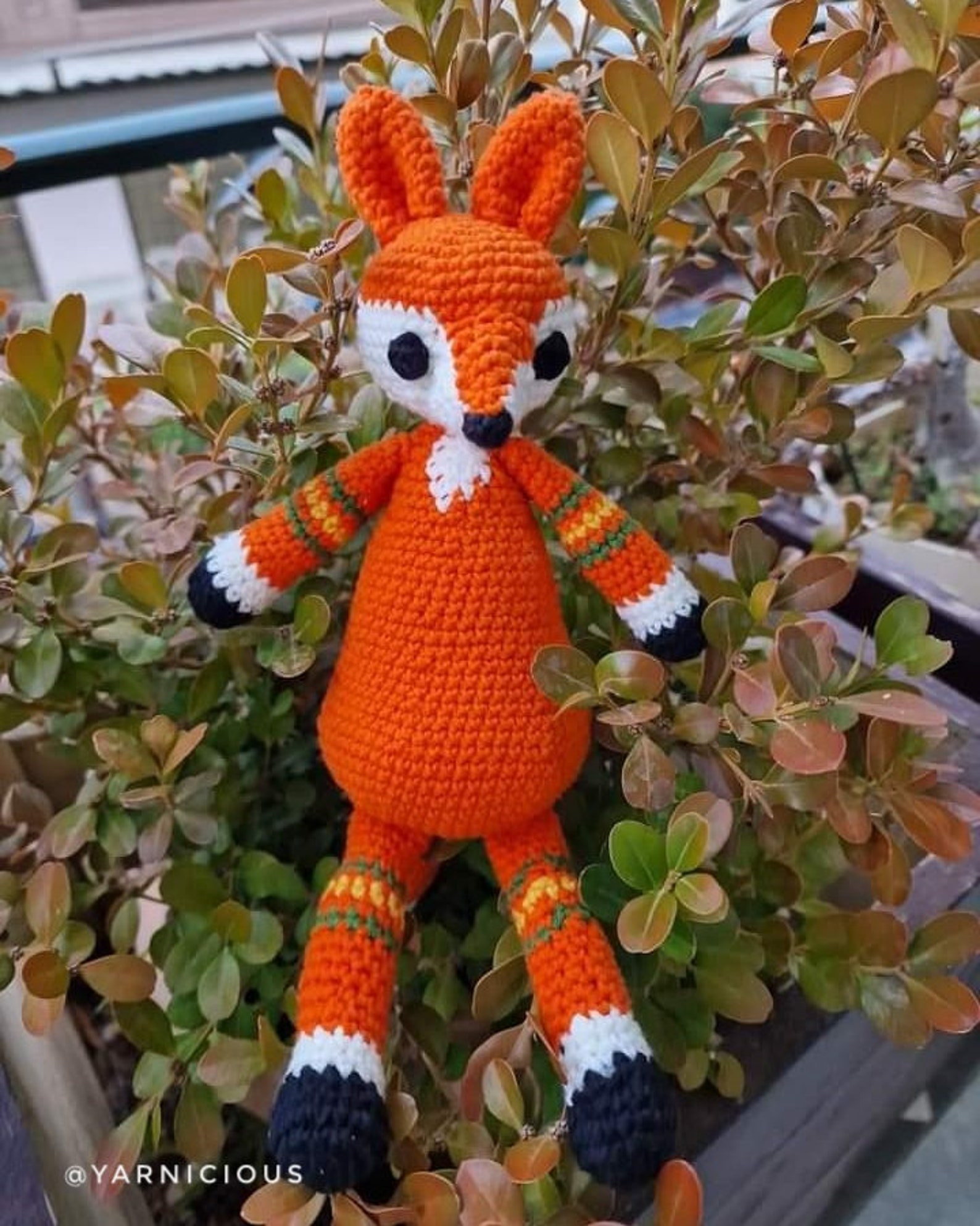 Crochet Fox Stuffie / Fox Stuffie Pattern / Fox Amigurumi Pattern / Sly ...