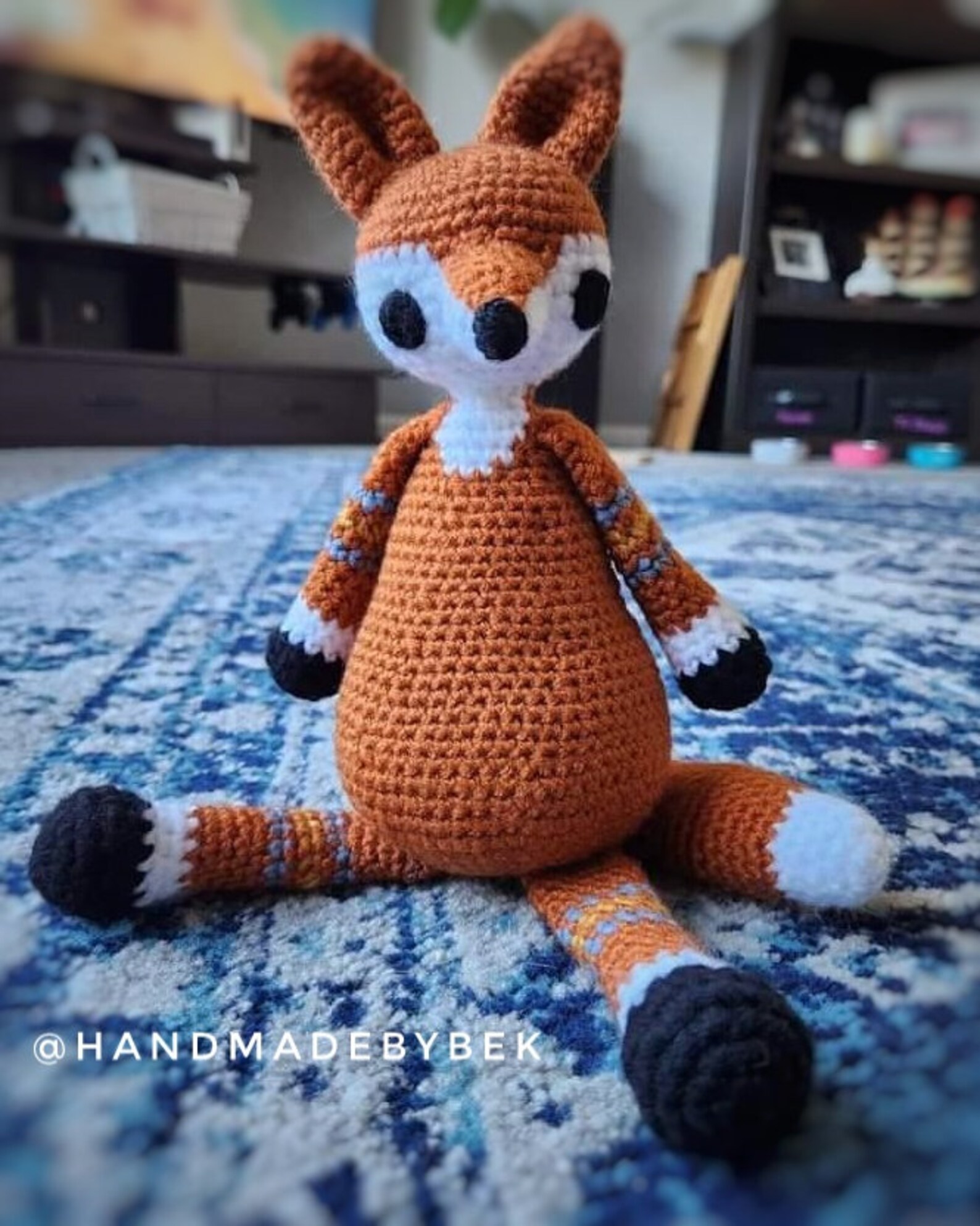 Crochet Fox Stuffie / Fox Stuffie Pattern / Fox Amigurumi Pattern / Sly ...