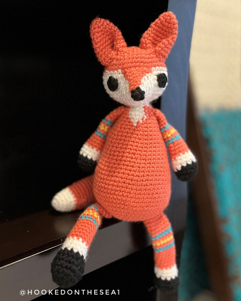 Crochet Fox Stuffie / Fox Stuffie Pattern / Fox Amigurumi Pattern / Sly ...