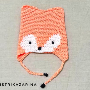 CROCHET HAT PATTERN / Crochet Baby Hat Pattern / Fox Hat Pattern / Sly ...
