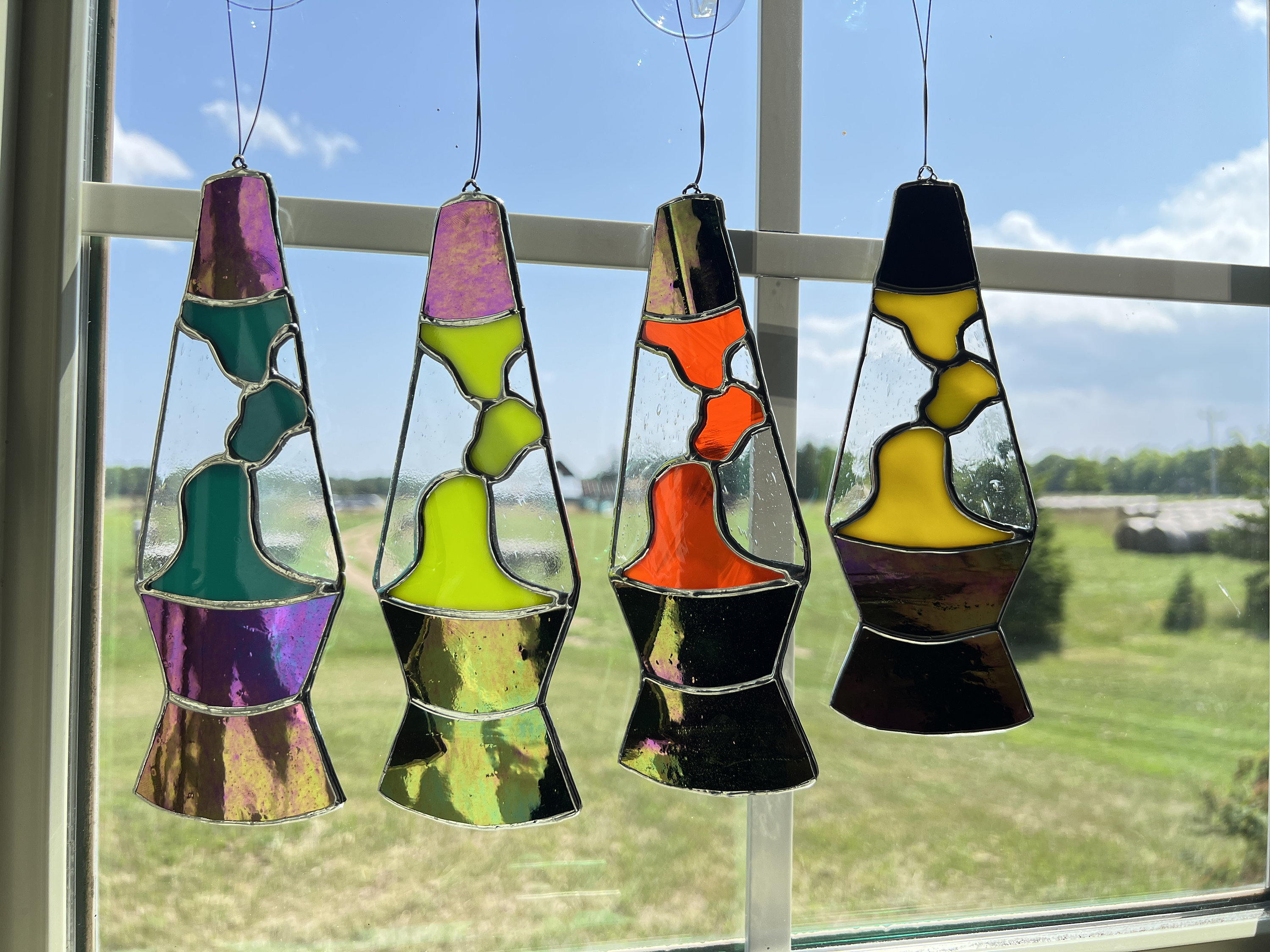 Lava Lamp Stained Glass Pattern Mosaic Pattern Glass Patter - Etsy