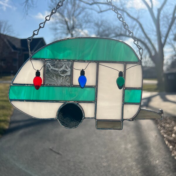 Camper Stained Glass Pattern - Etsy