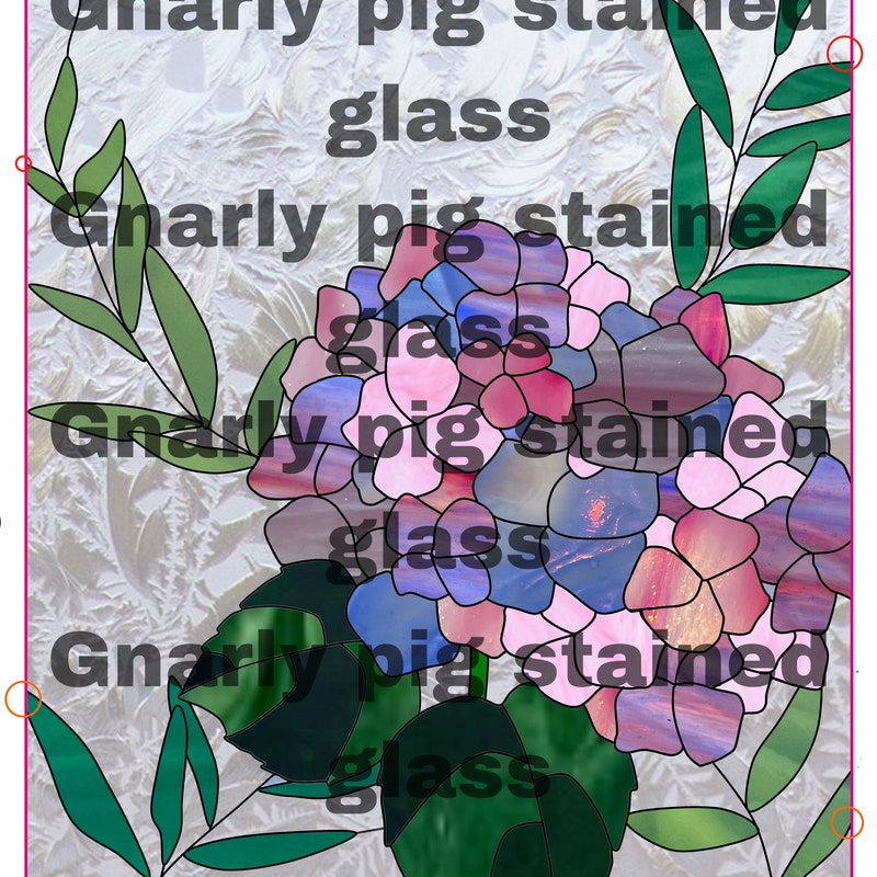 Stained Glass Patterns Hydrangea - Etsy