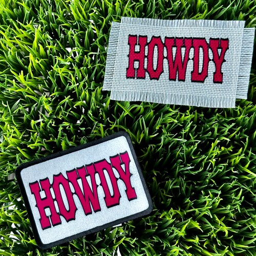 Howdy Rodeo Patch Cowgirl Embroidery Cowboy Iron On - Etsy