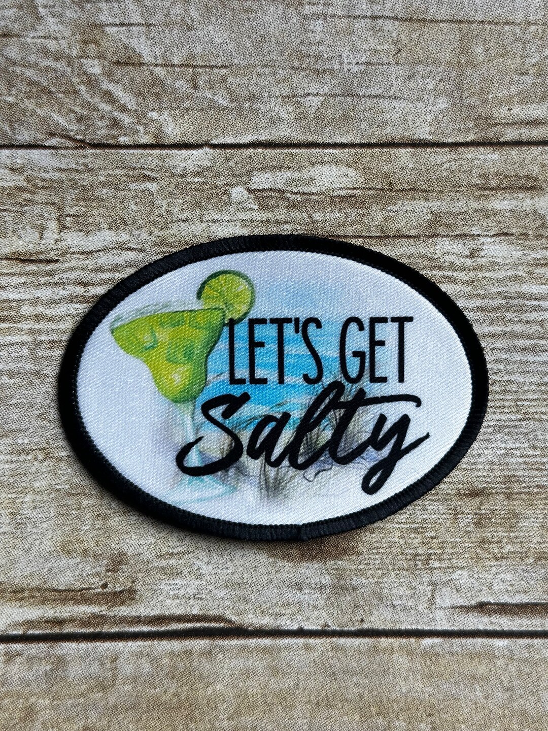 Let’s Get Salty Oval Patch - Etsy