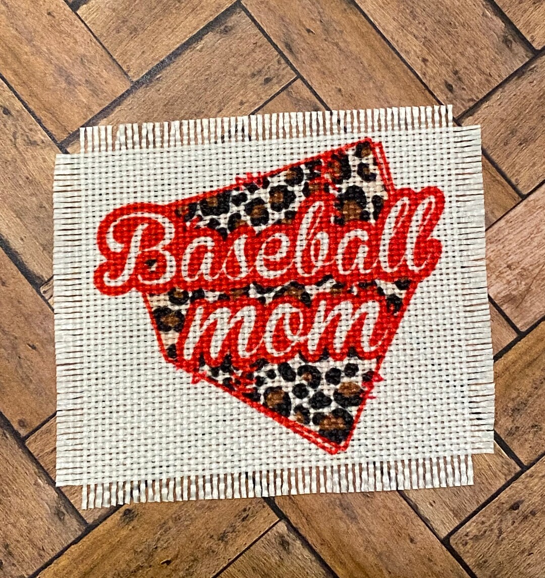 Baseball Mom Frayed Hat Patch - Etsy