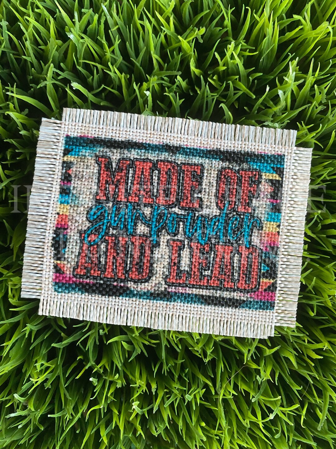 Made of Gunpowder & Lead hat patch - Etsy Österreich