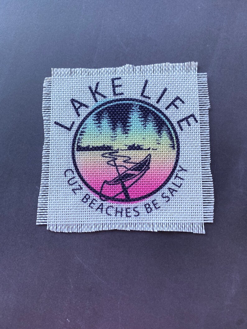 Lake Life Cuz Beaches Be Salty Hat Patch - Etsy