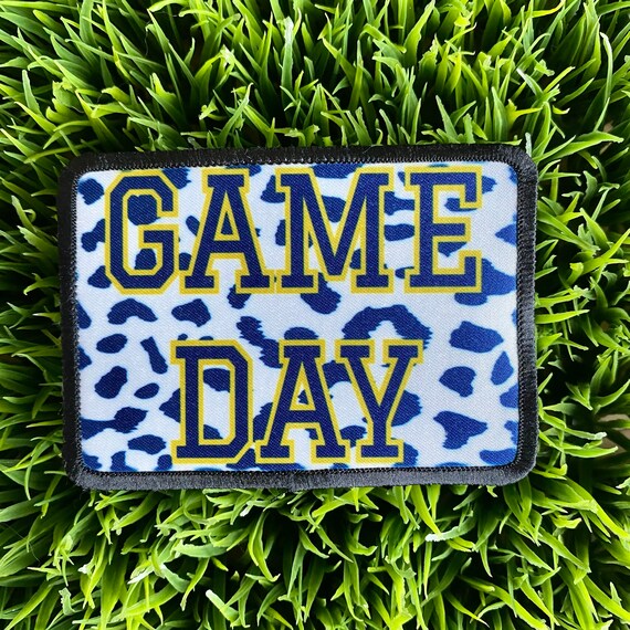 Game Day Hat Patch in Team Colors - Etsy