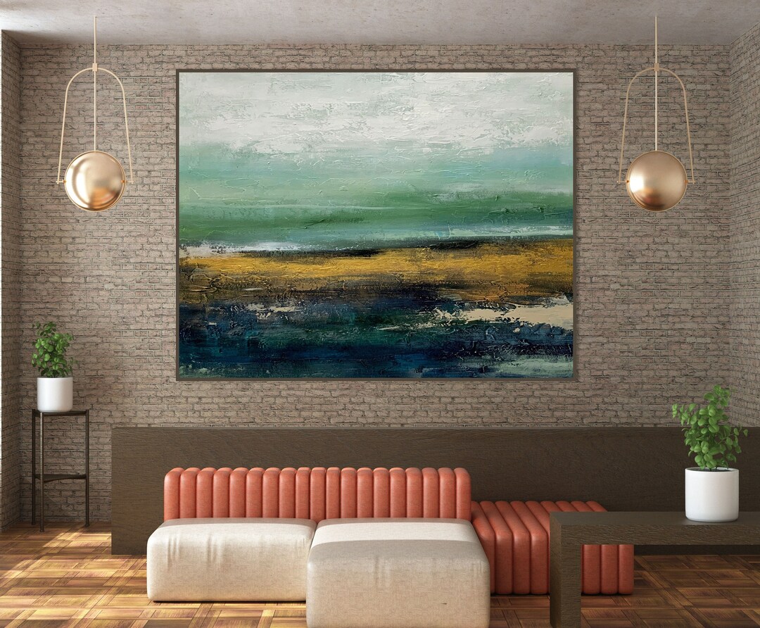 Large Abstract Art Office Decor Original Modern Wall Art - Etsy UK