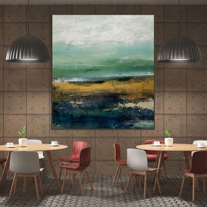 Large Abstract Art Office Decor Original Modern Wall Art - Etsy UK