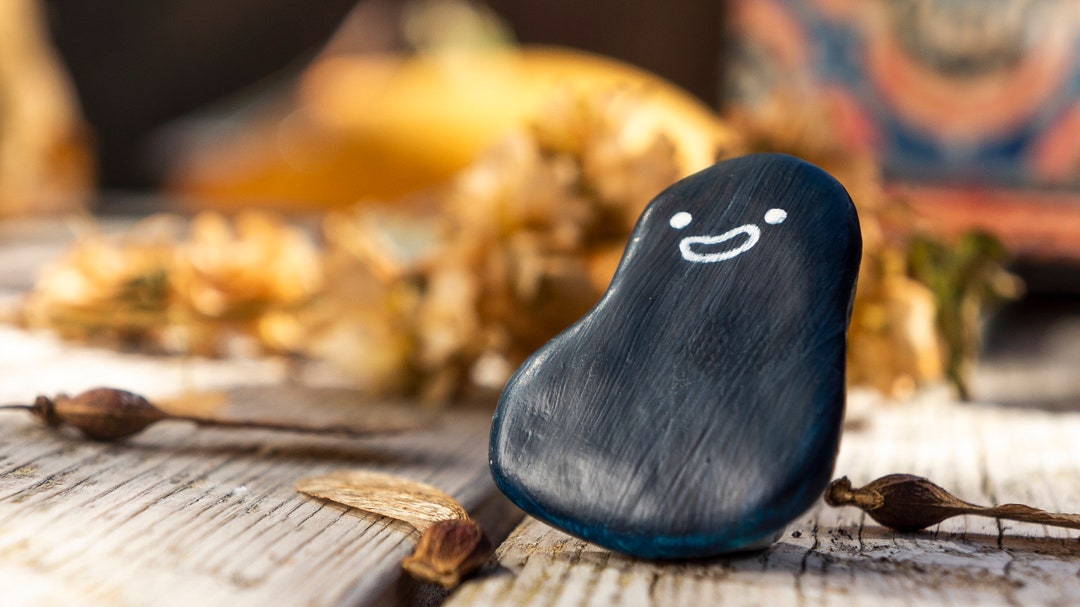 Blue Blob Fimo Pin - Etsy