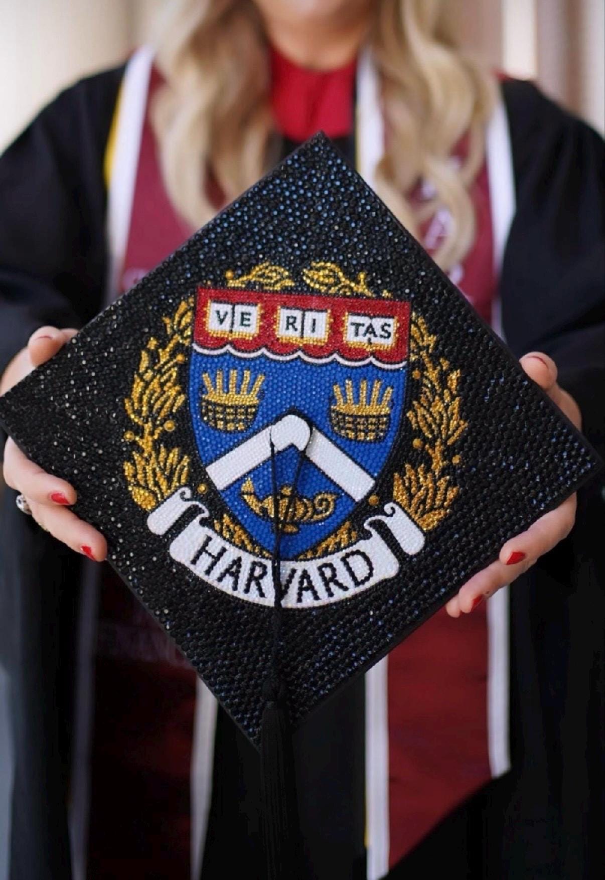 Custom Rhinestone Graduation Hat - Etsy