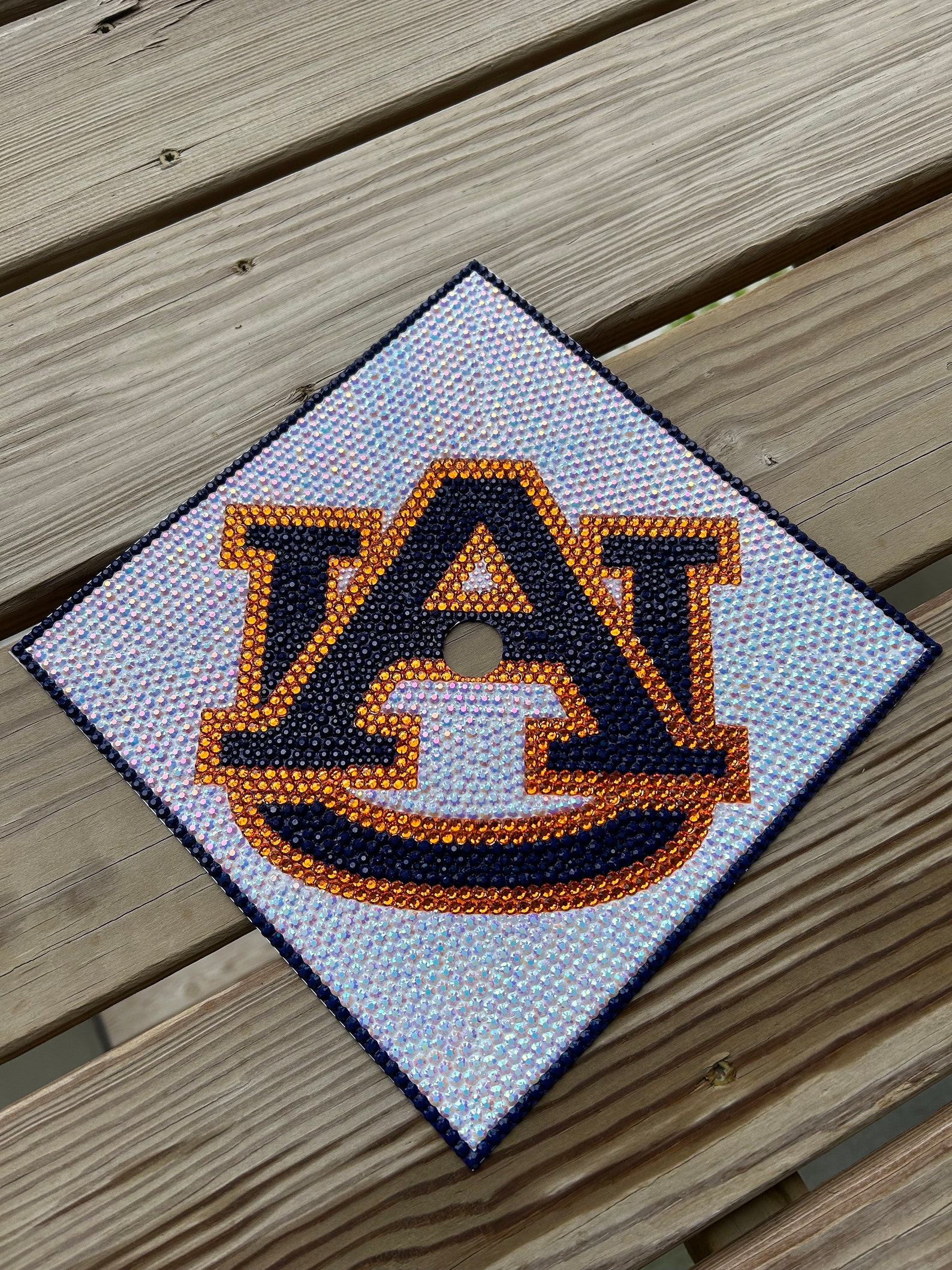 Custom Rhinestone Graduation Hat - Etsy