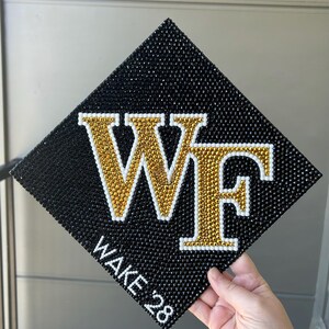 Custom Rhinestone Graduation Hat - Etsy