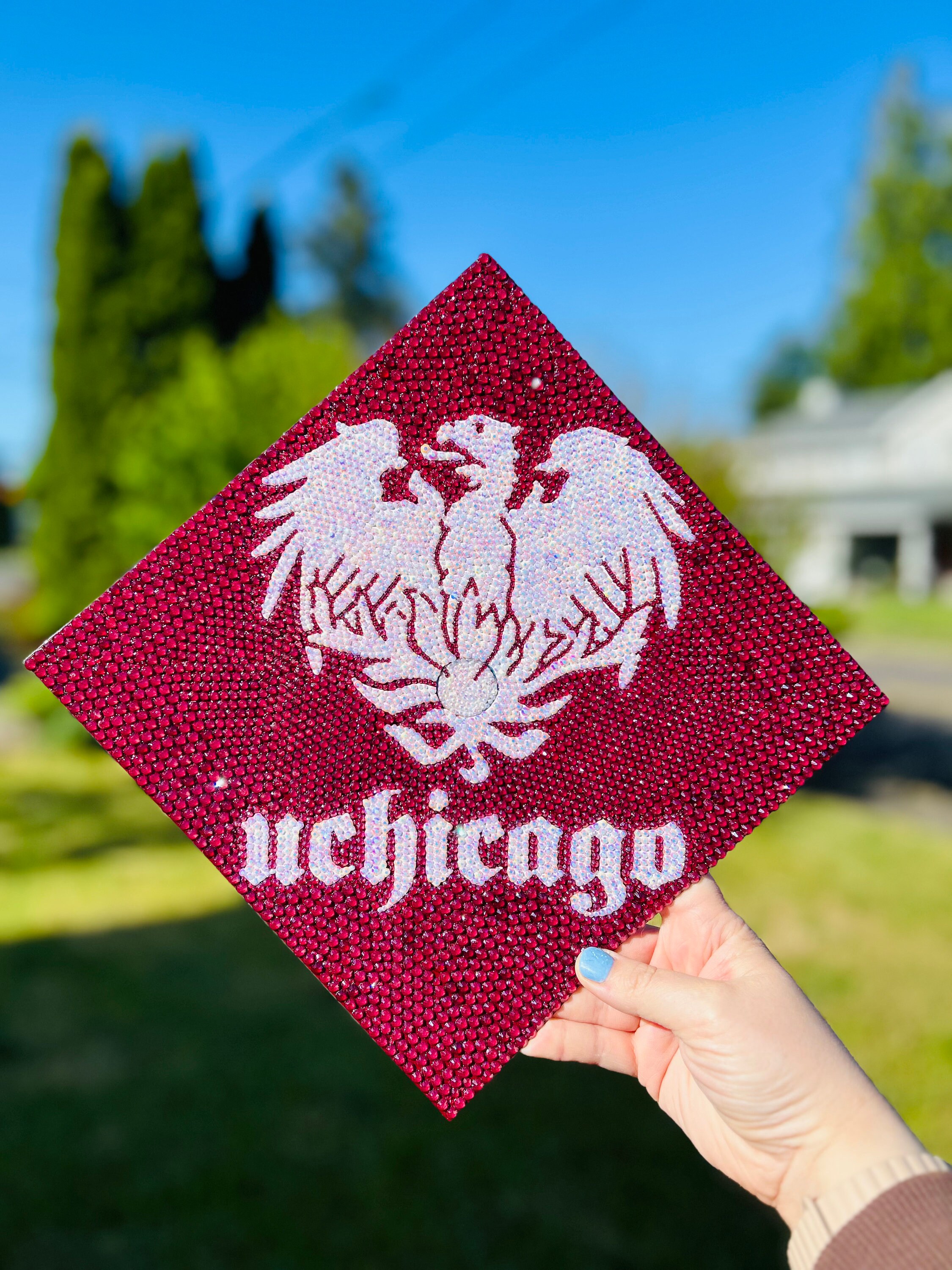 Custom Rhinestone Graduation Hat - Etsy