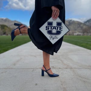 Custom Rhinestone Graduation Hat - Etsy