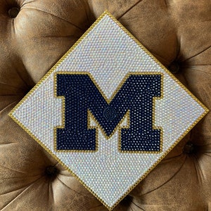 Custom Rhinestone Graduation Hat - Etsy