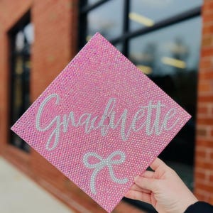 Custom Rhinestone Graduation Hat - Etsy