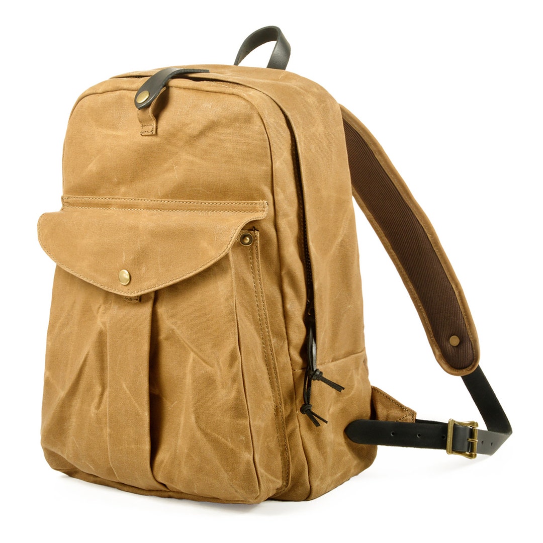 Classic Canvas Backpack With Large Capacity for Outdoor Excursions ...